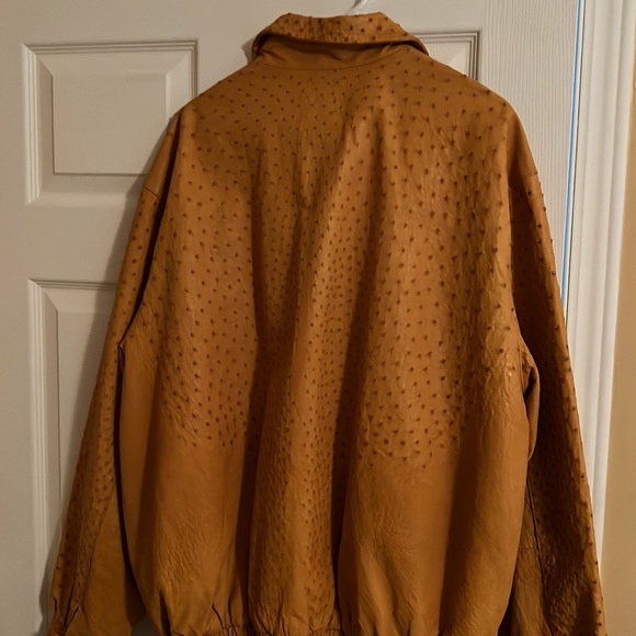 Giani Bernini | Jackets & Coats | Bernini Ostrich Leather Coat | Poshmark